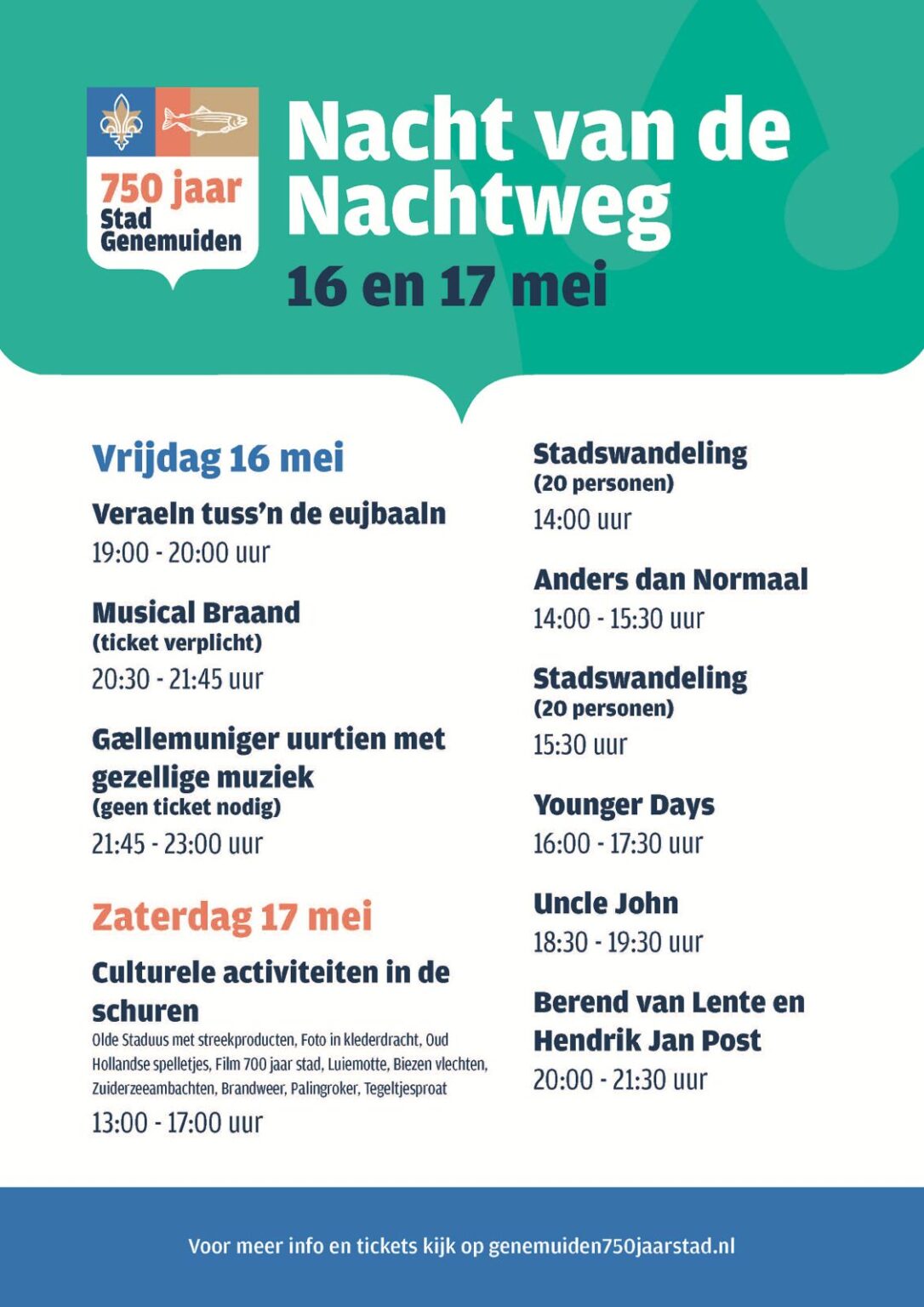 Persberichten - 750 jaar stad Genemuiden